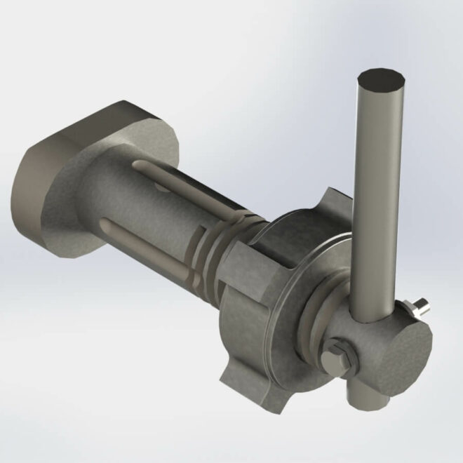 Locking bolt, ISO Corner – Wing Lift – Container Carrier