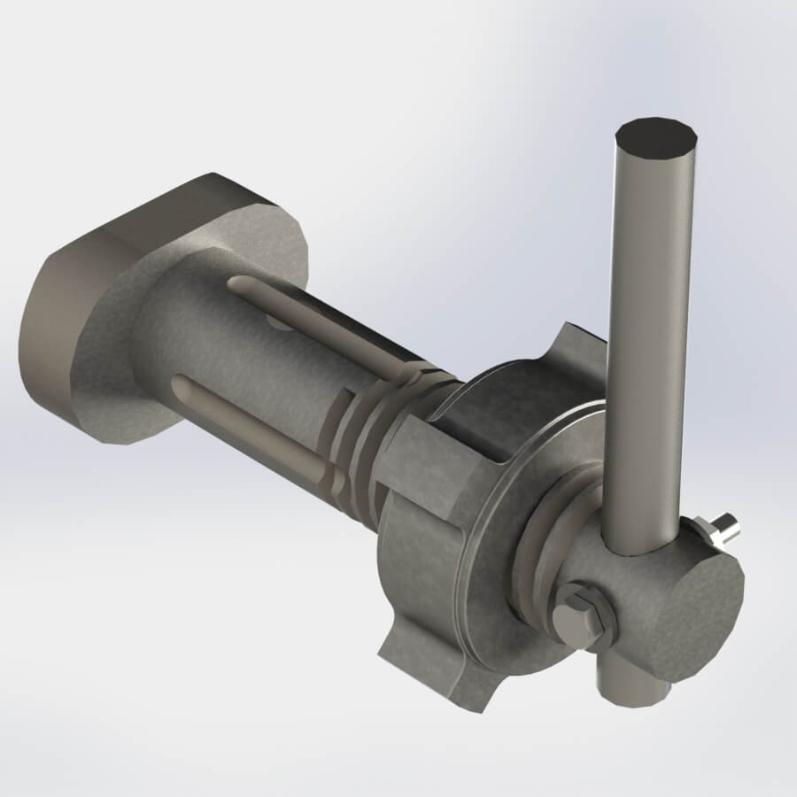 Locking bolt, ISO Corner – Wing Lift – Container Carrier